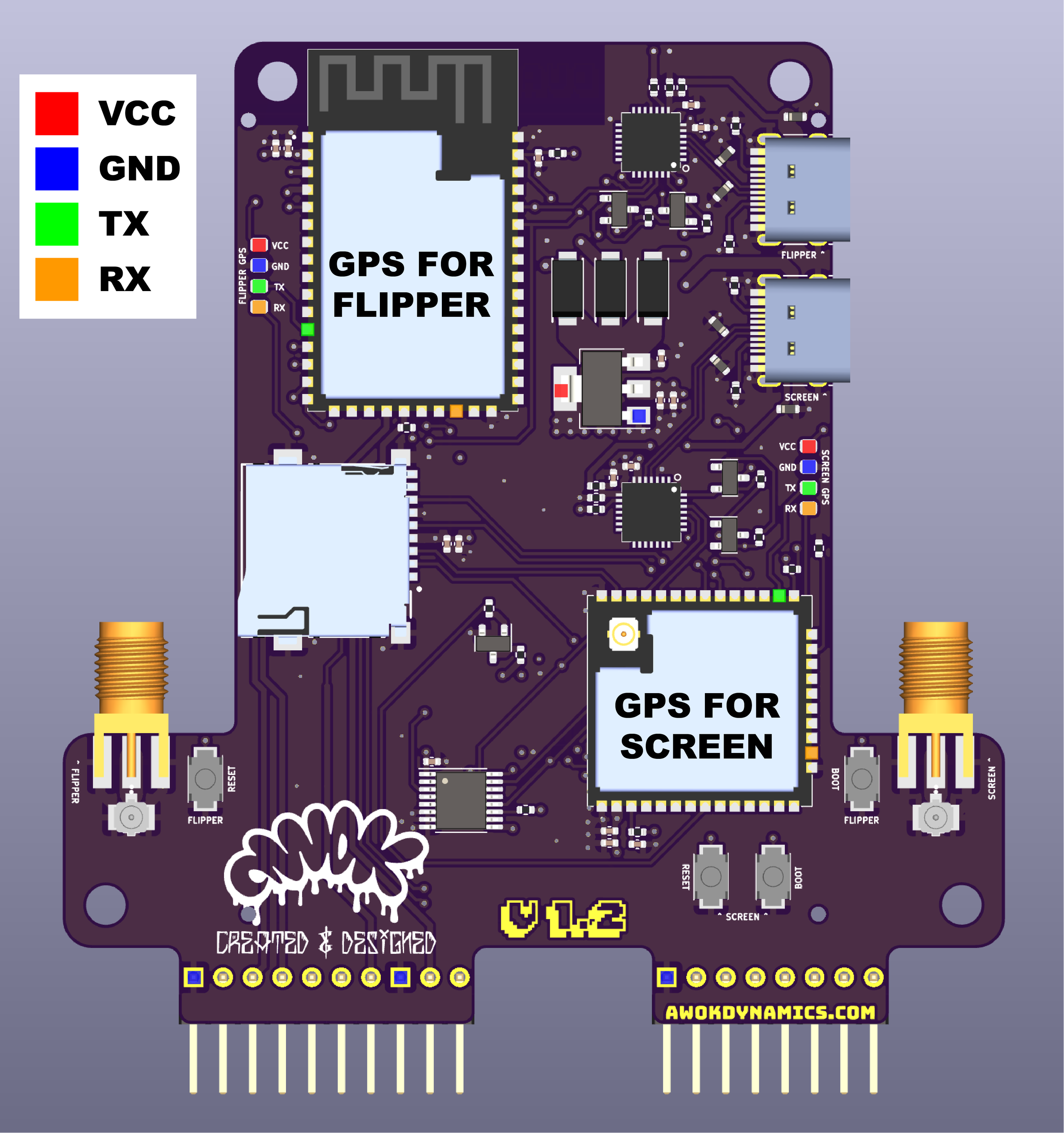 Touch Dual Esp32 Awok Dynamics